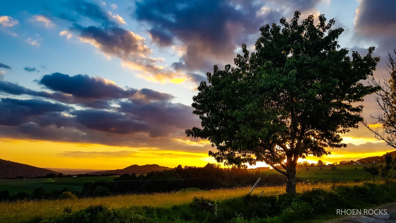 Rhön-Sunset - rhoen.rocks